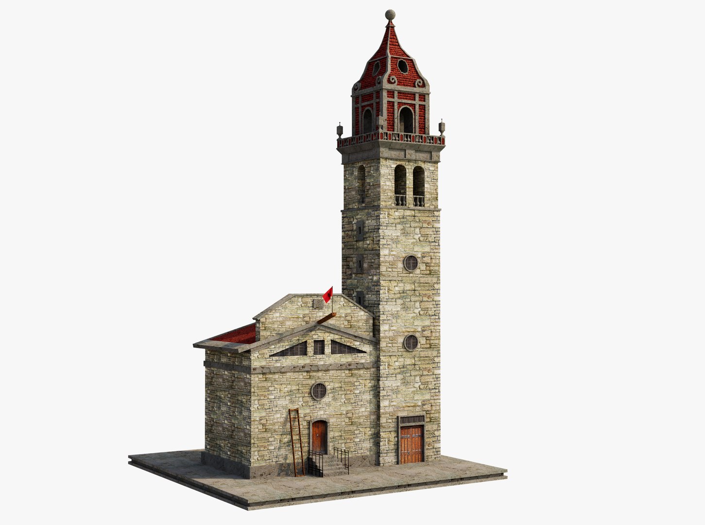 Fantasy Guard Tower 3D Model - TurboSquid 2031780