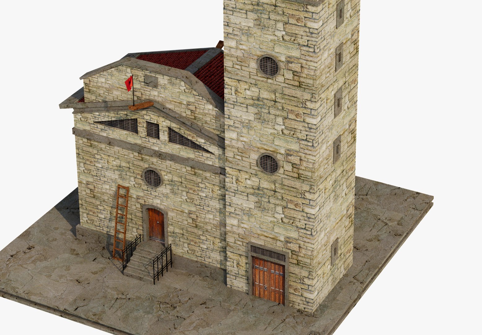 Fantasy Guard Tower 3D Model - TurboSquid 2031780