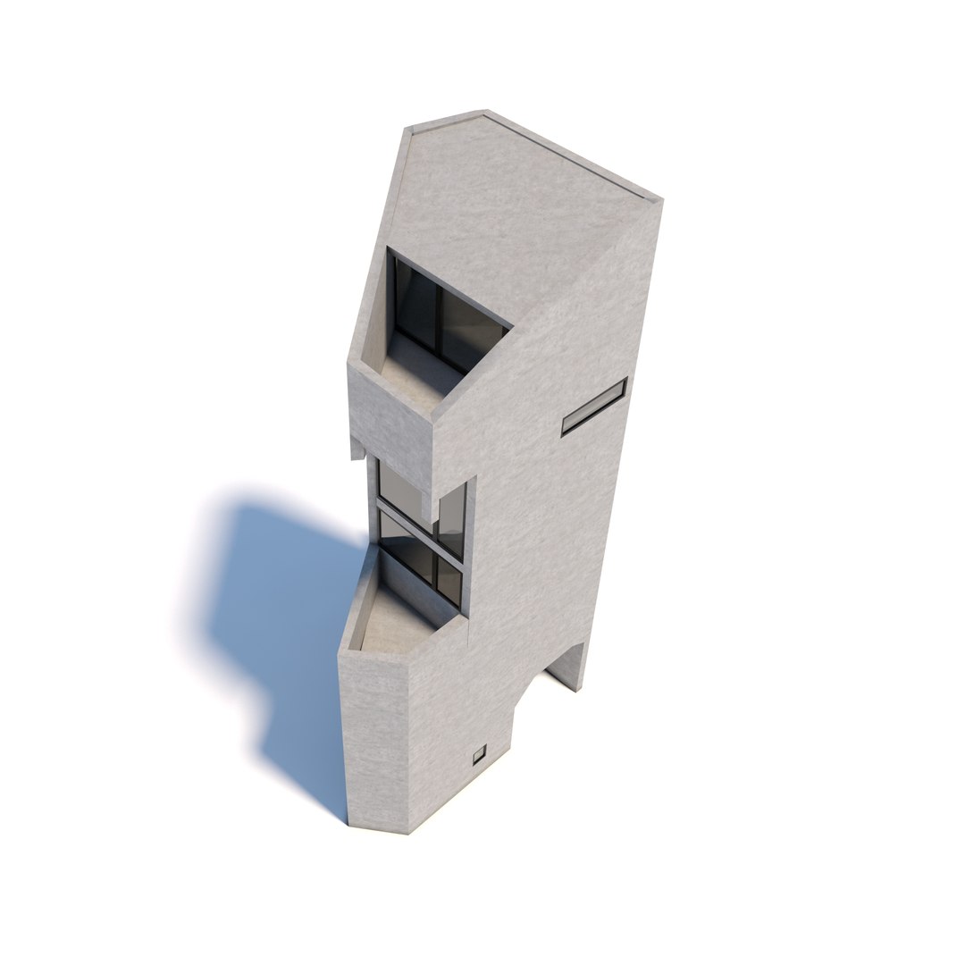 3D model Azuma Tower House - TurboSquid 1779476