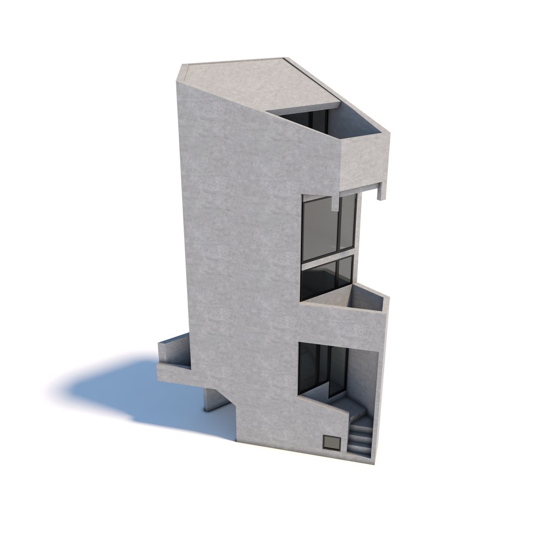 아즈마 타워 하우스 3D 모델 - TurboSquid 1779476