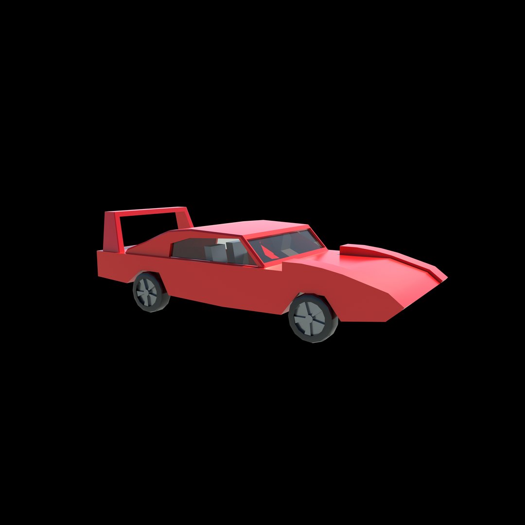 Dodge Low-poly 3D Model 3D - TurboSquid 2336924