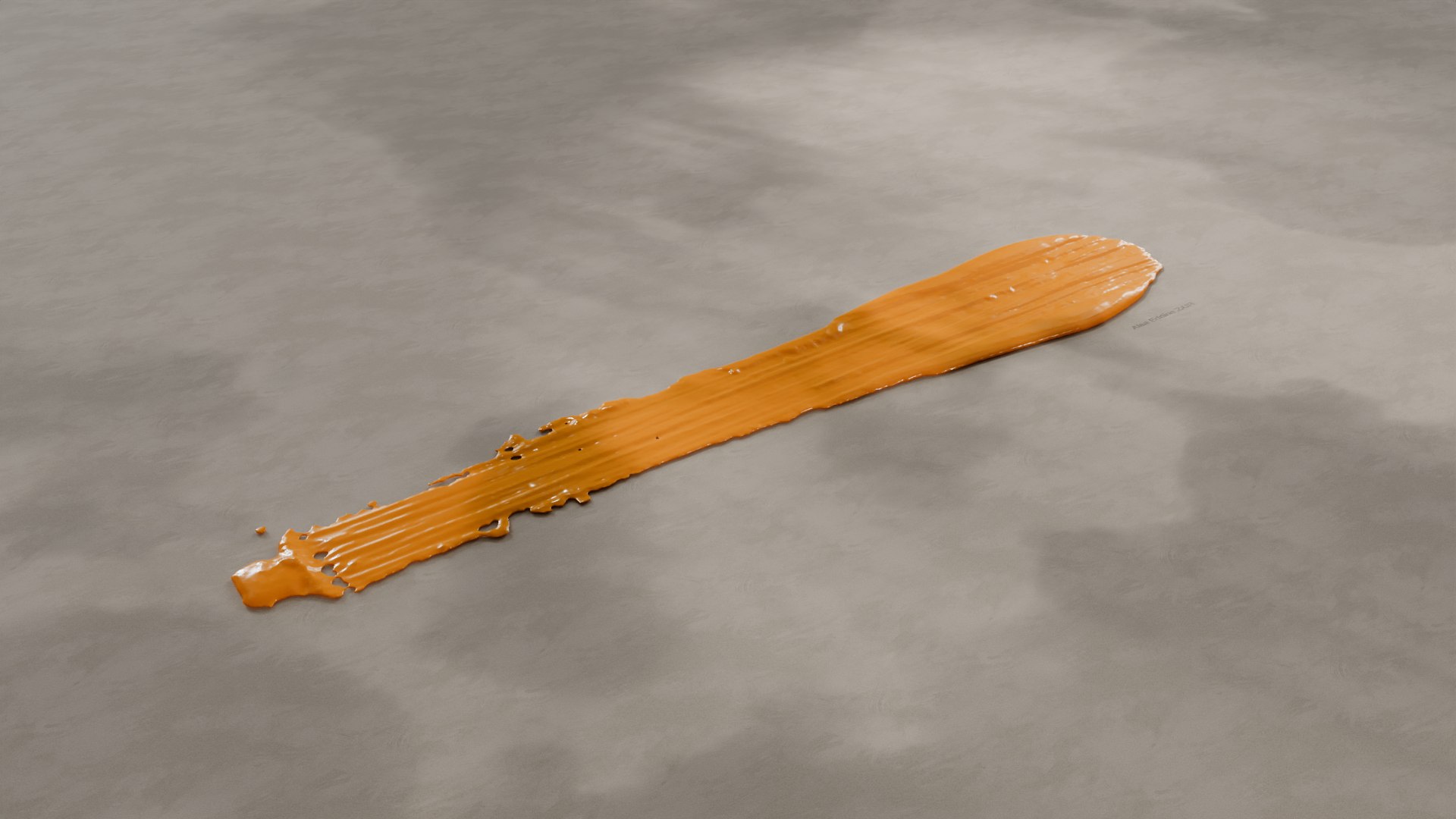 3D Animated Paint And Cosmetic Cream Smears And Smudges 3D Models In ...