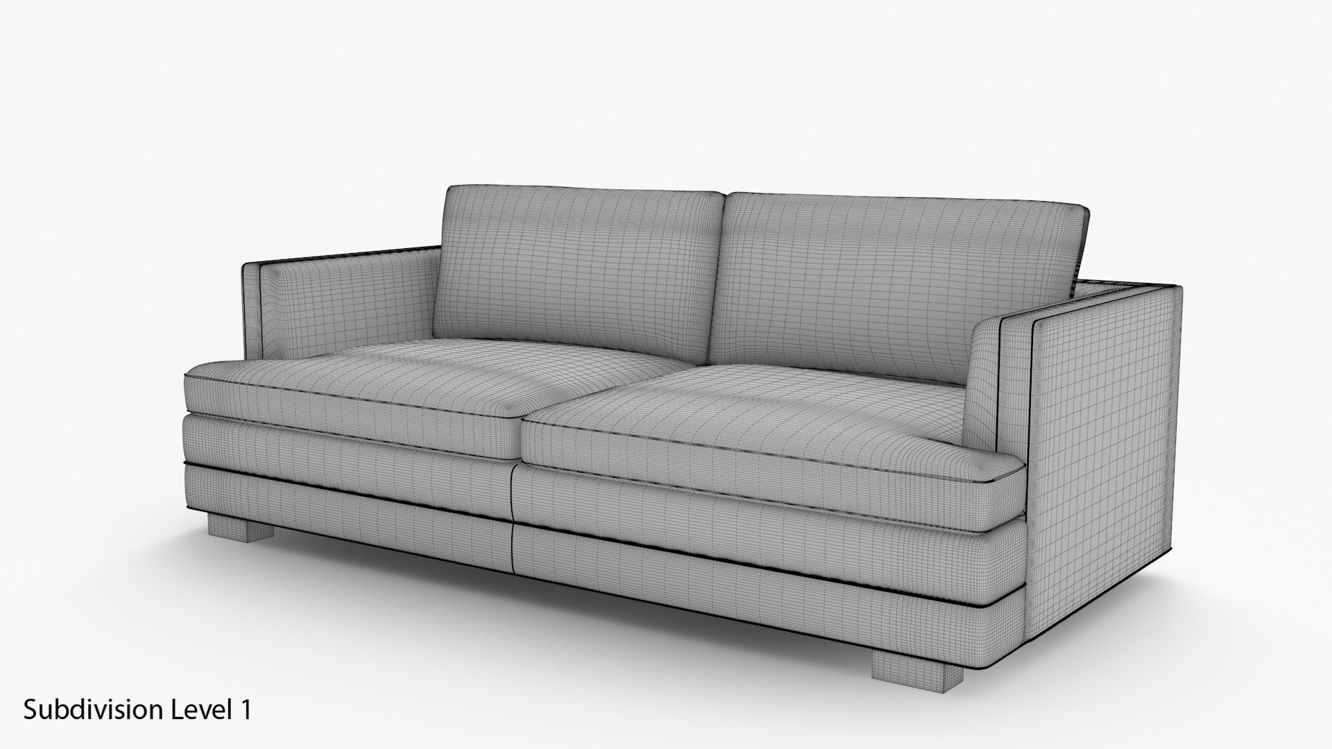 Ethan Allen Astor Leather Sofa 3D Model - TurboSquid 1959472