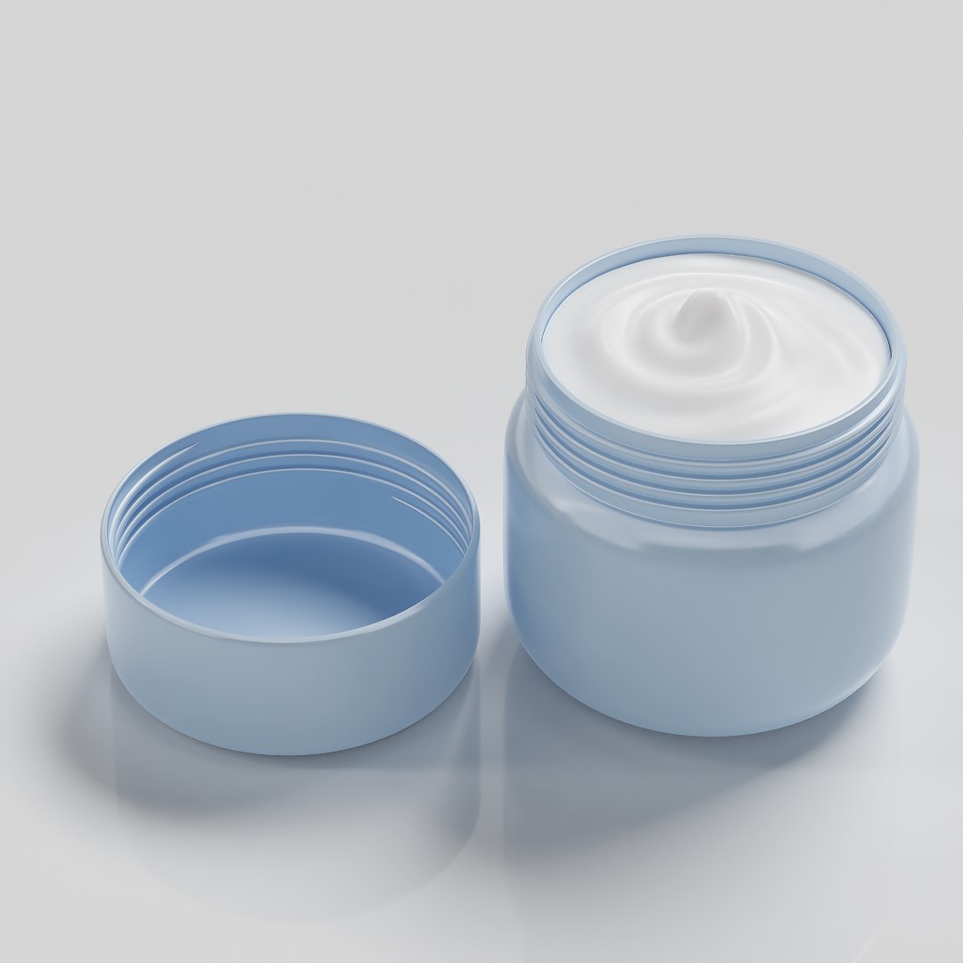 Cream Jar 14 3D Model - TurboSquid 1962768