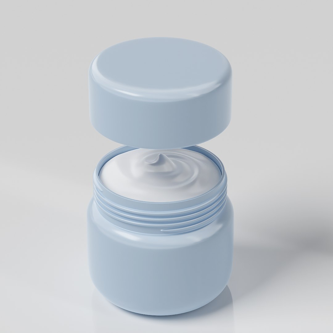 Cream Jar 14 3D Model - TurboSquid 1962768