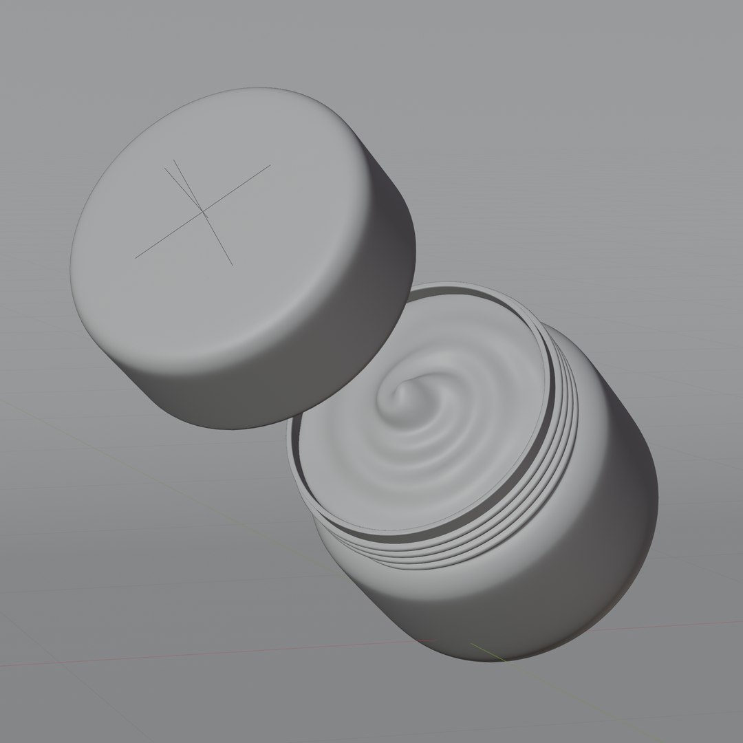 Cream Jar 14 3D Model - TurboSquid 1962768
