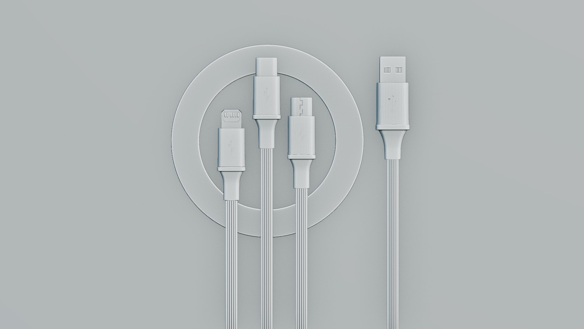 Data Cables And Packaging -3D Model 3D Model - TurboSquid 2117196