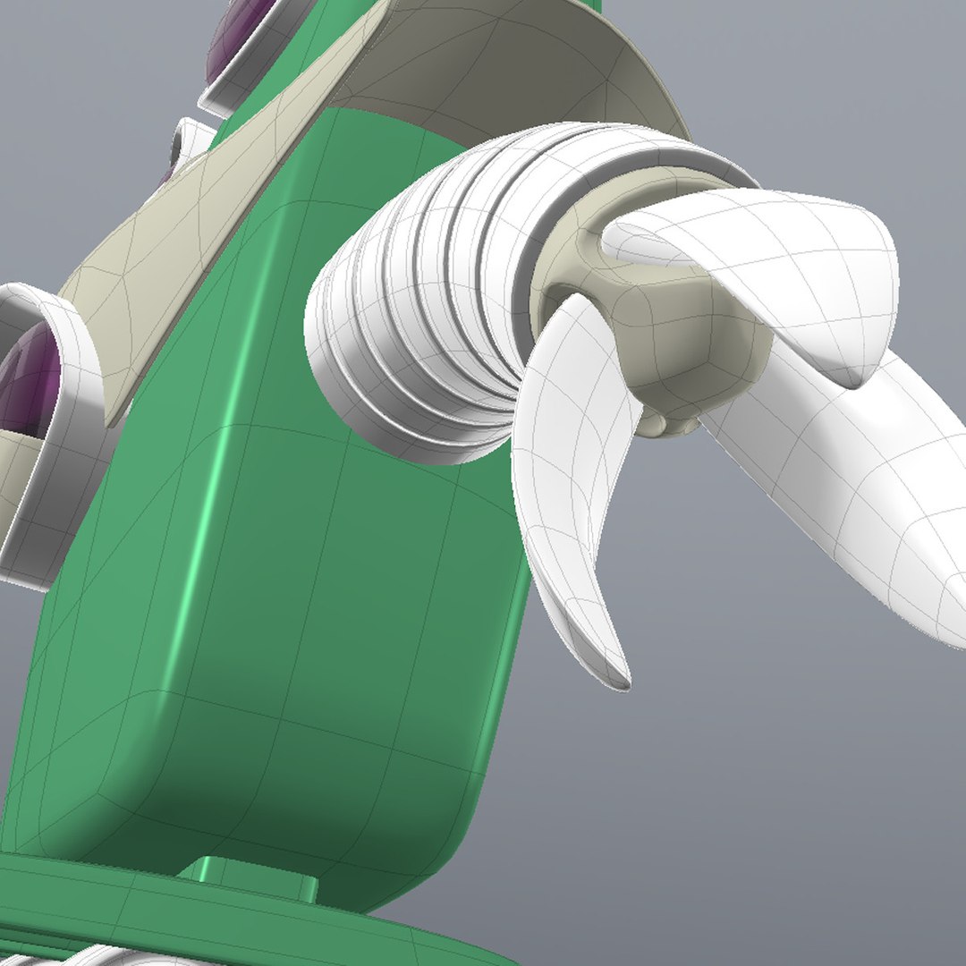 3d Cute Robot Tracks