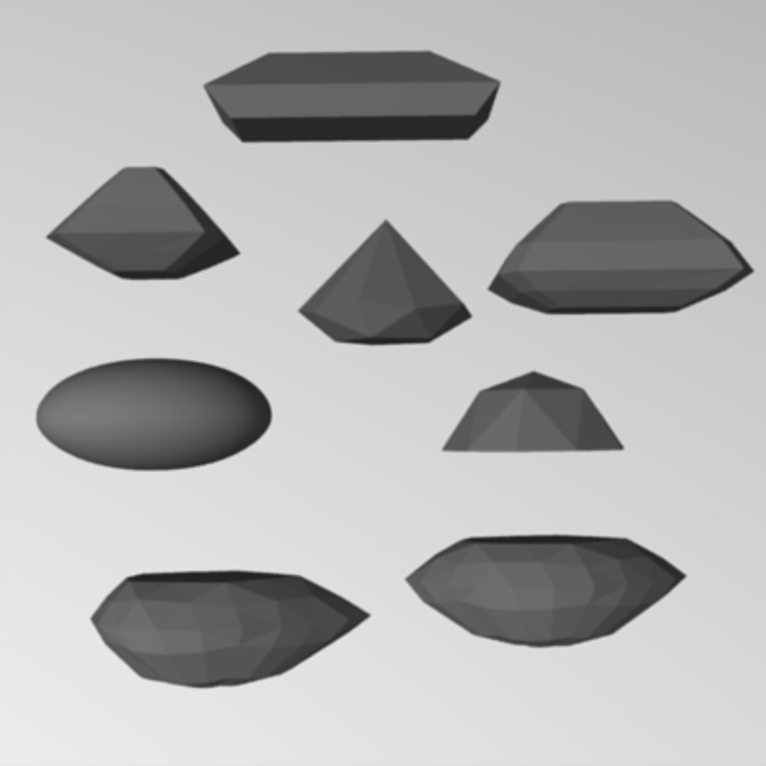 3d Model Gem Cuts