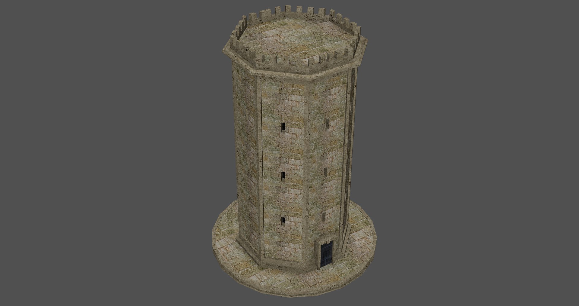 Free Ancient Tower Model - TurboSquid 2331554