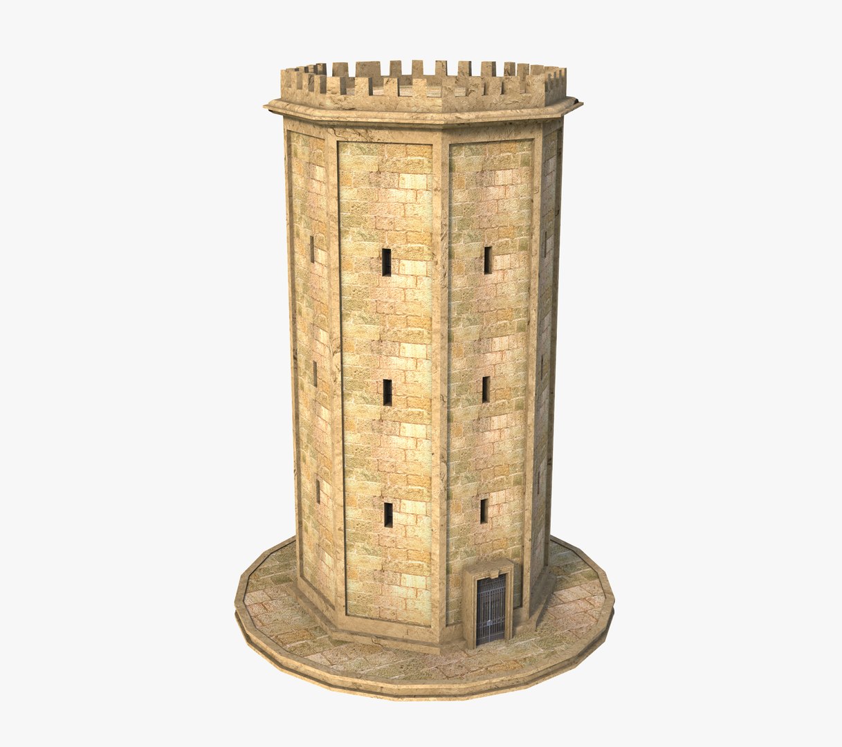 Free Ancient Tower Model - TurboSquid 2331554