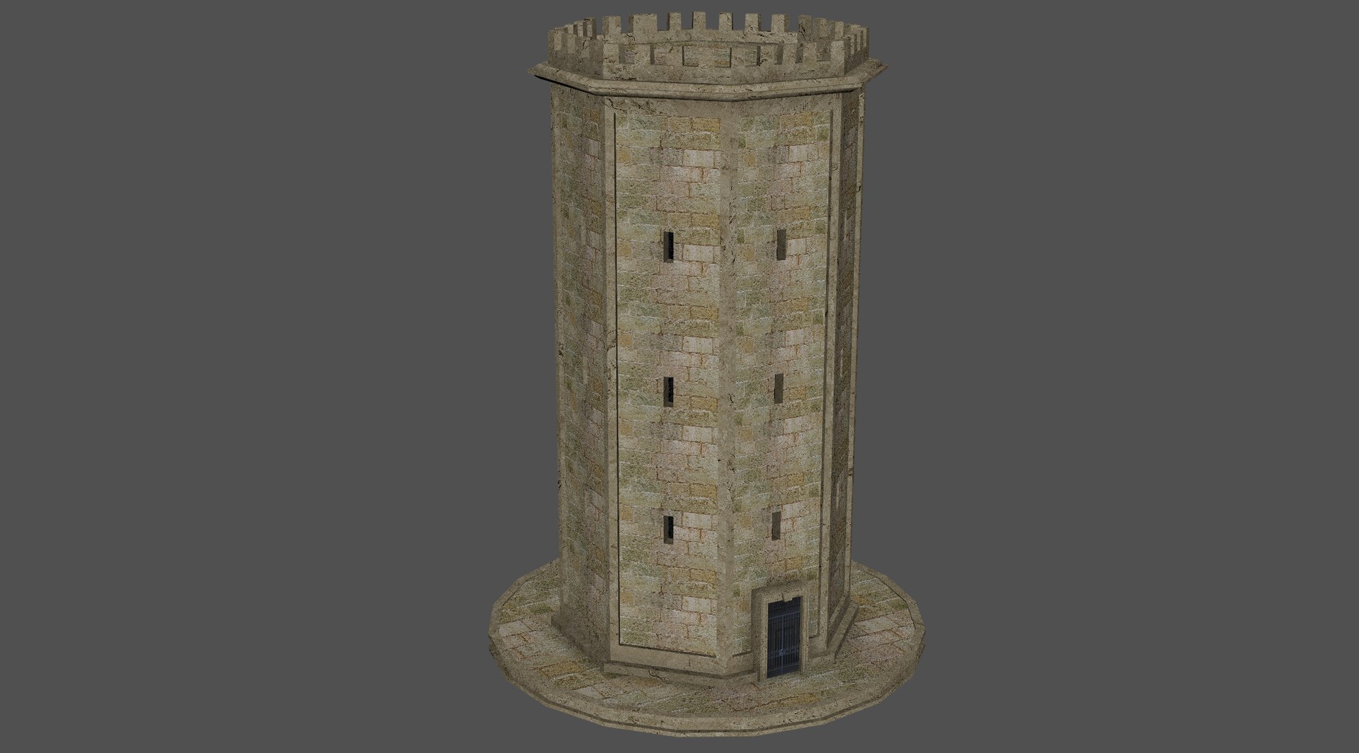 Free Ancient Tower Model - TurboSquid 2331554
