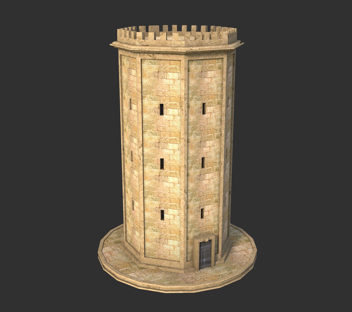 Free Ancient Tower Model - TurboSquid 2331554