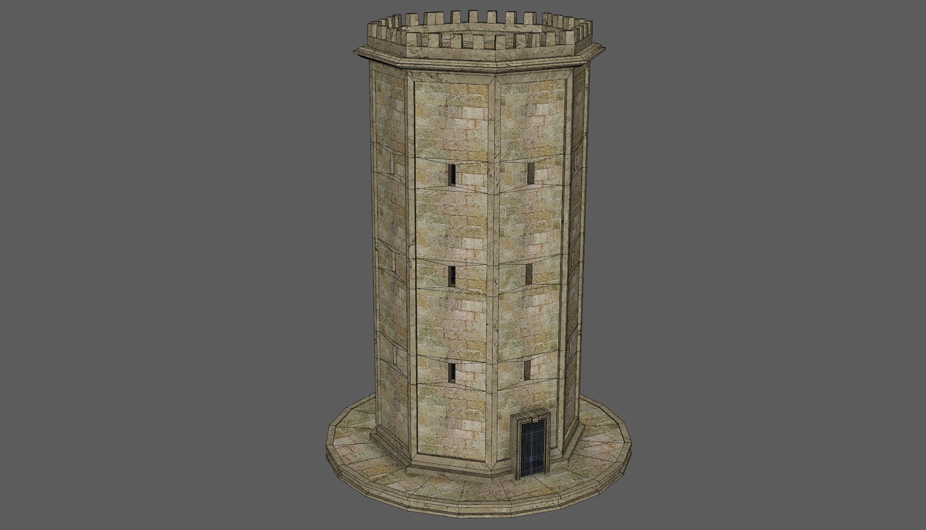 Free Ancient Tower Model - TurboSquid 2331554