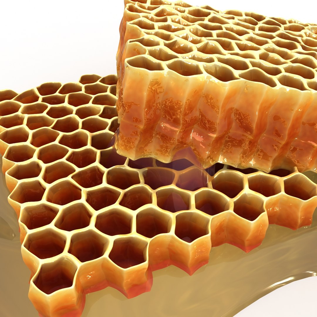 Honeycomb Scanline 3d Model
