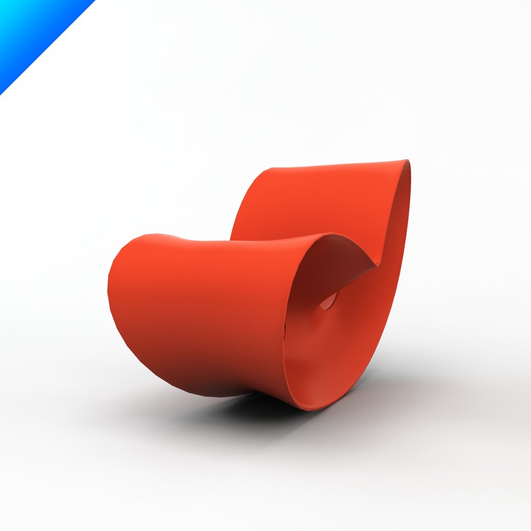3d Voido Rocking Chair Ron Arad Model