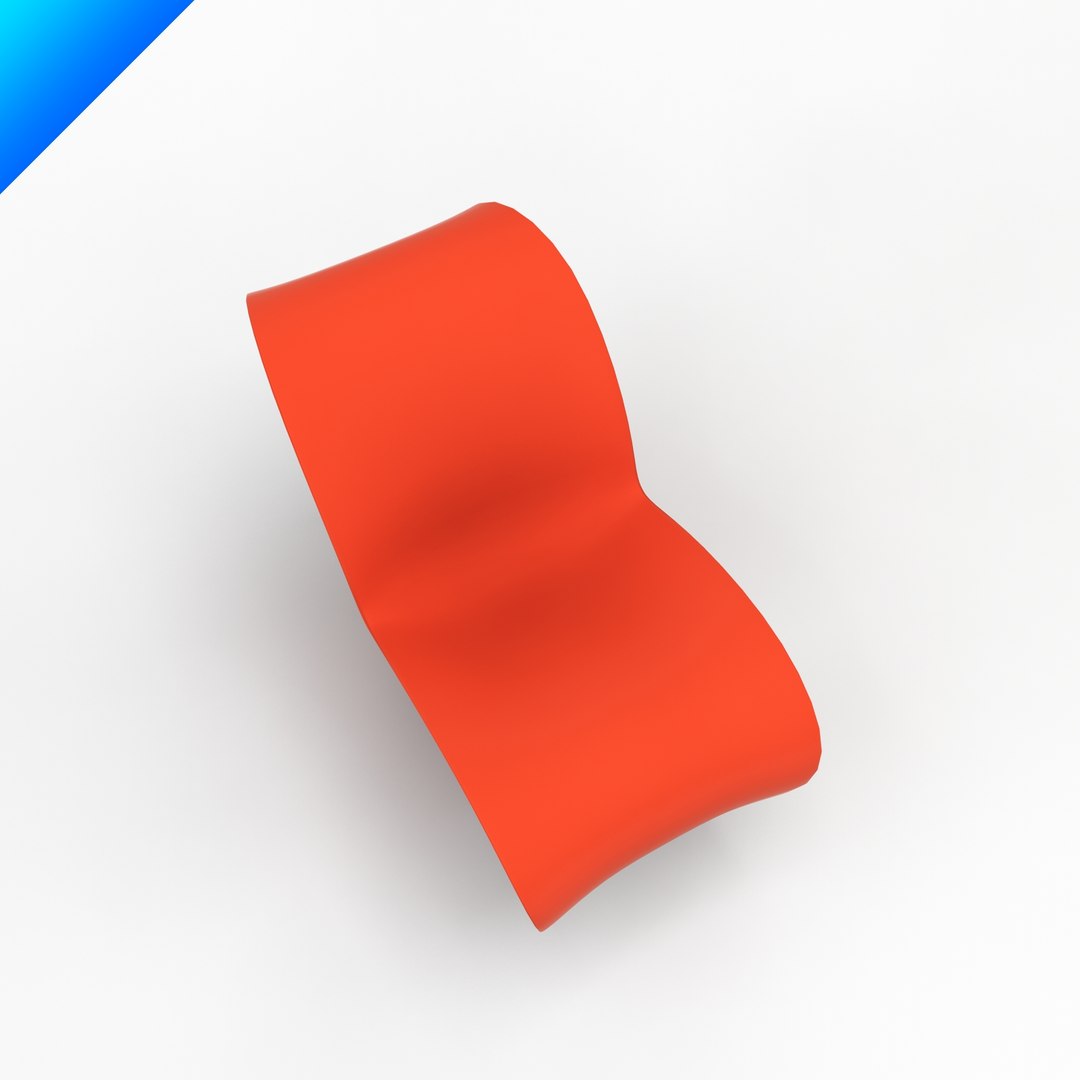 3d Voido Rocking Chair Ron Arad Model