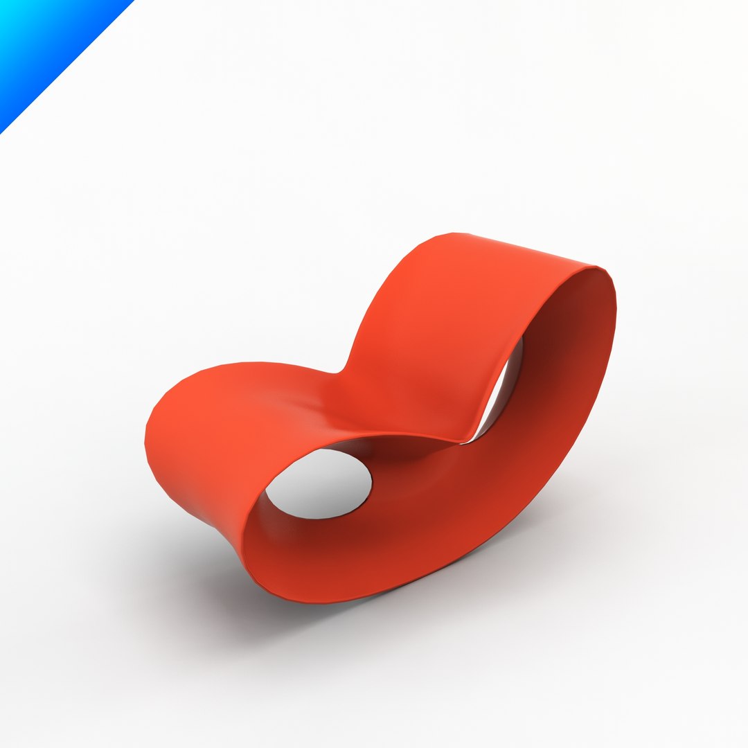 3d Voido Rocking Chair Ron Arad Model