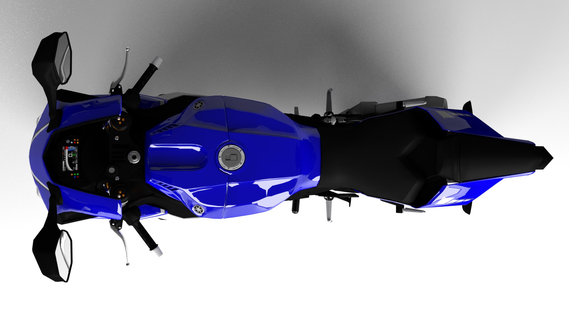 yamaha r1 yzf 3d model