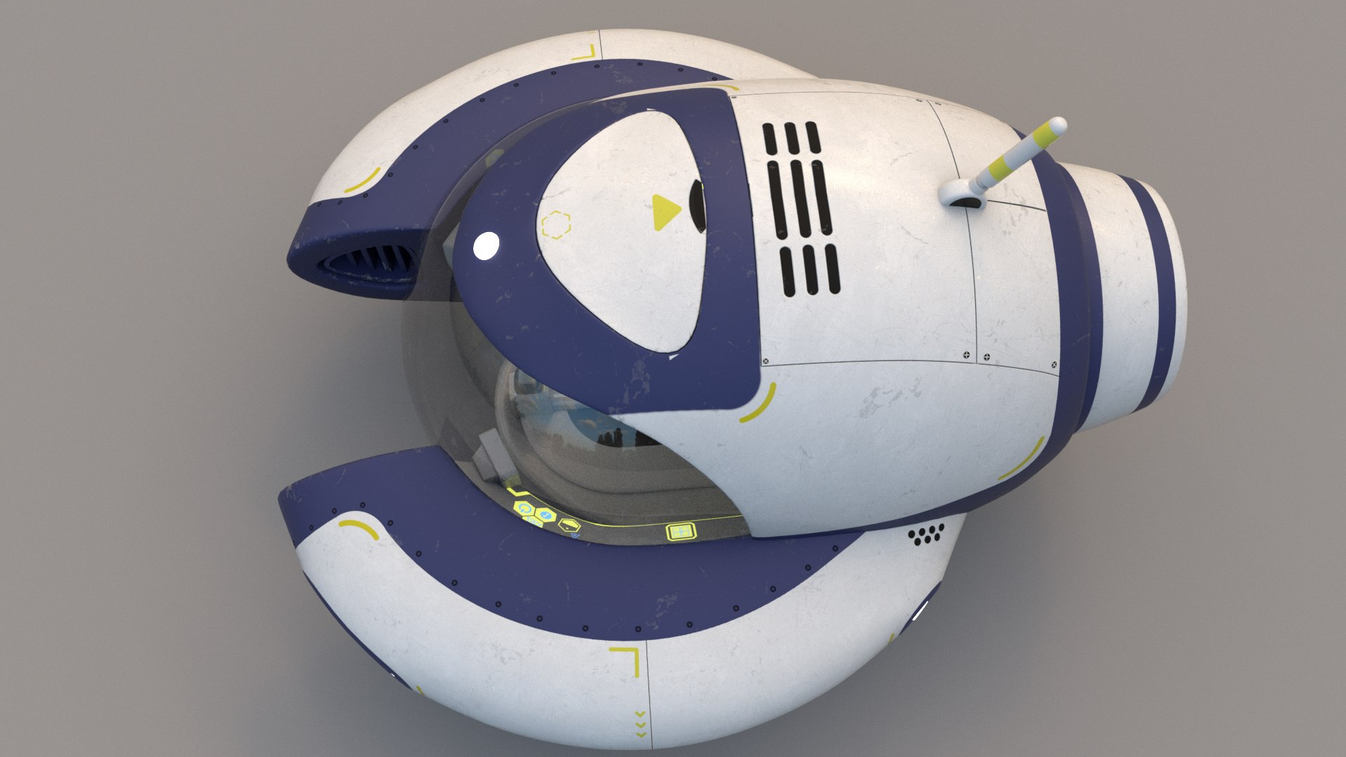 3D Submersible - Seamoth - TurboSquid 1773273