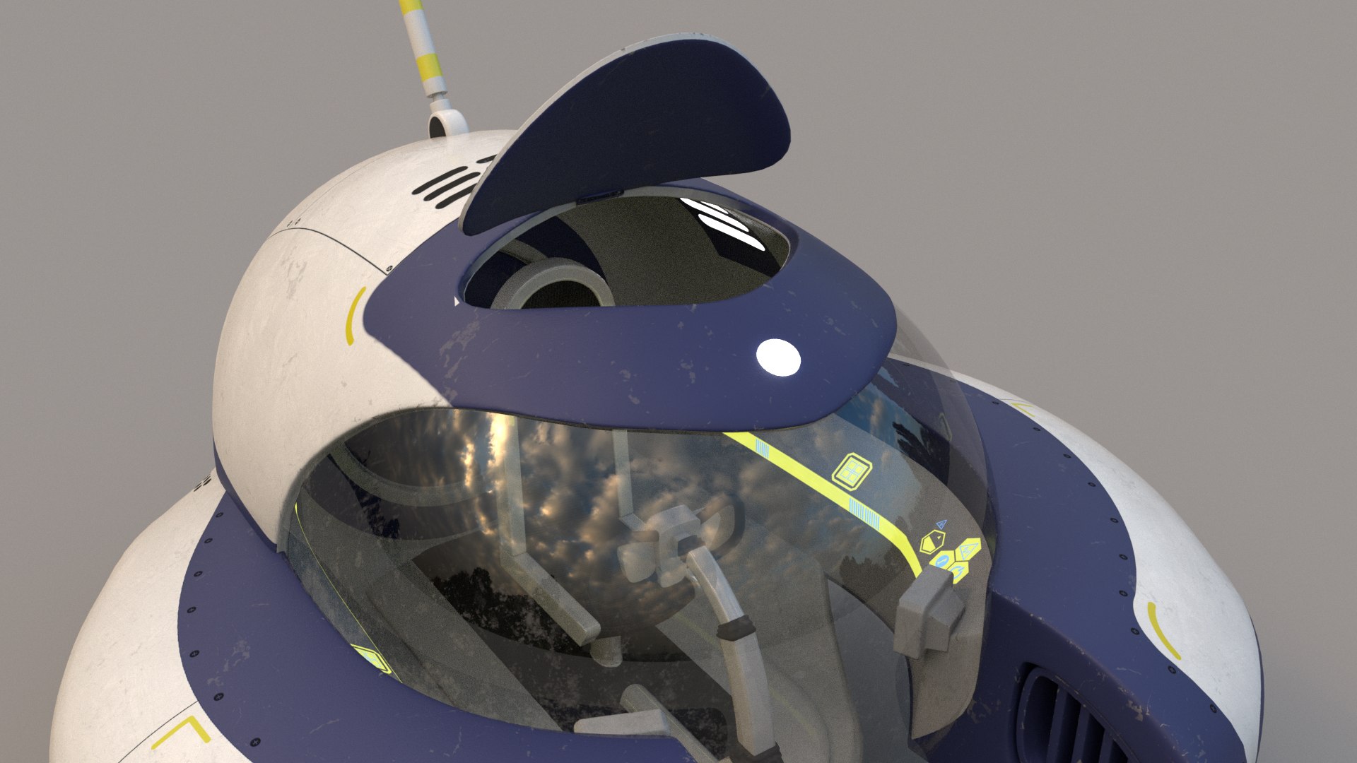 3D Submersible - Seamoth - TurboSquid 1773273