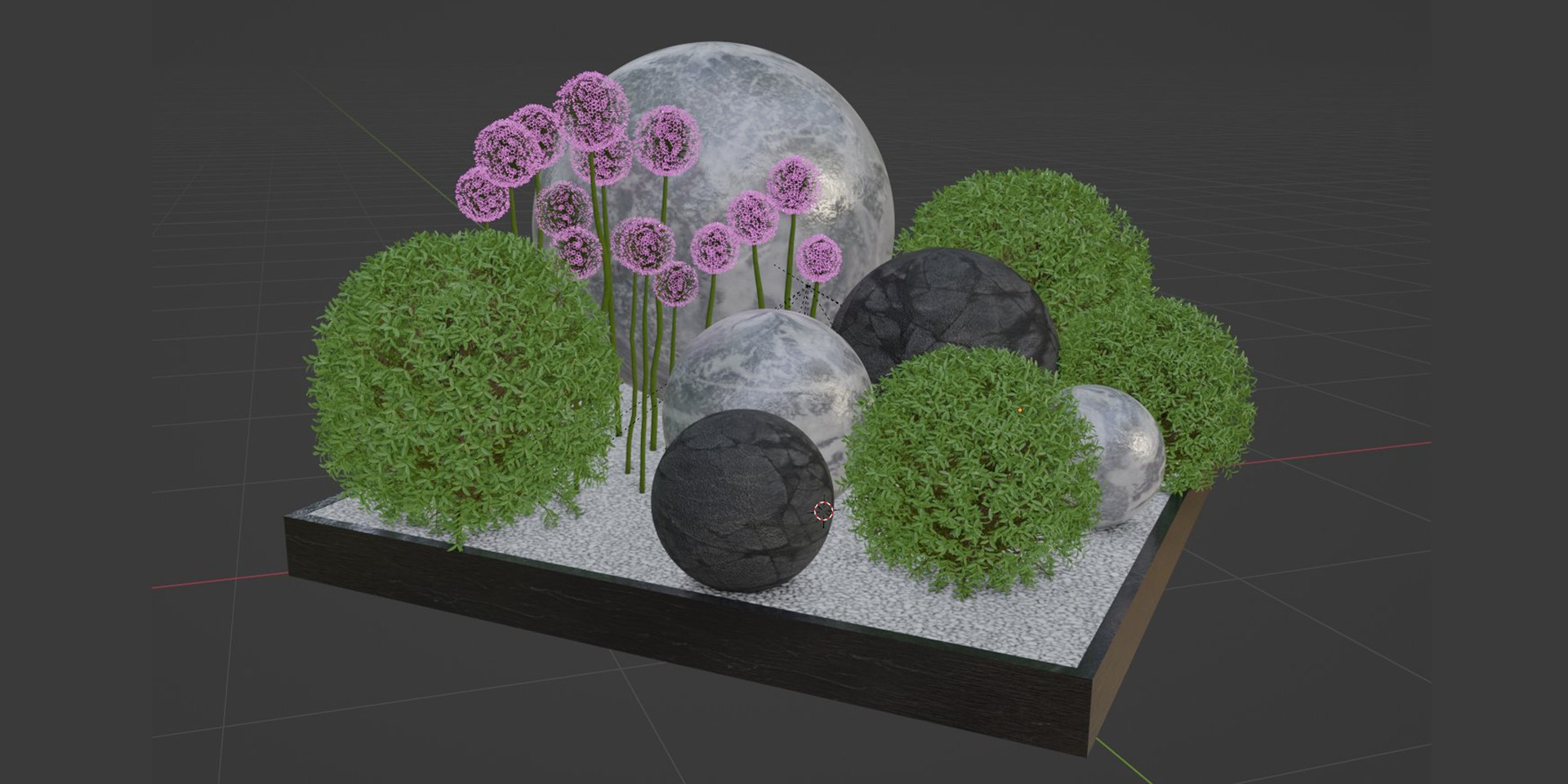 3D Outdoor Garden Set Collection Vol 172-Blender-3DModel - TurboSquid ...