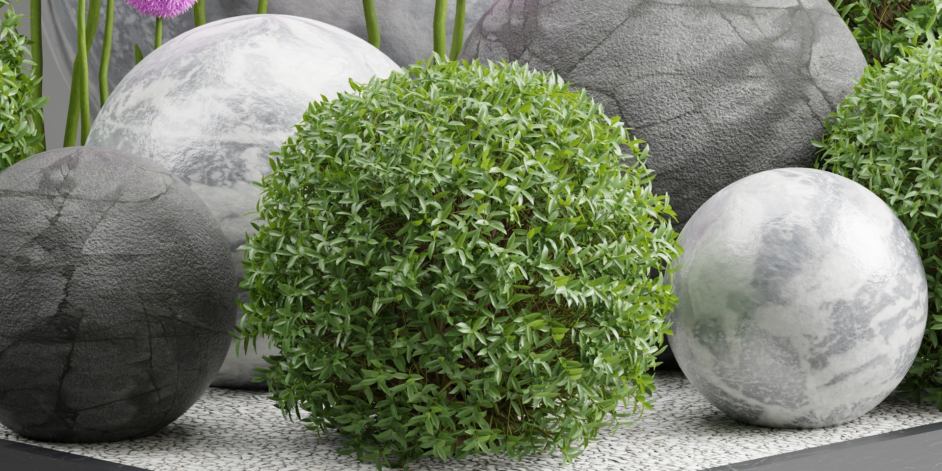 3D Outdoor Garden Set Collection Vol 172-Blender-3DModel - TurboSquid ...