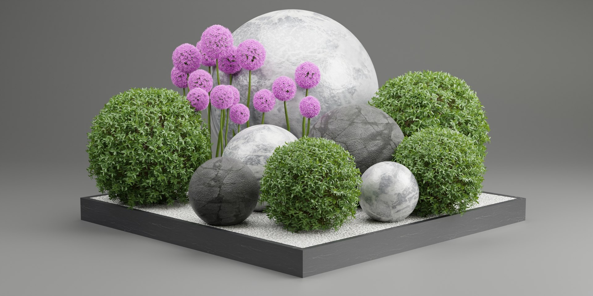 3D Outdoor Garden Set Collection Vol 172-Blender-3DModel - TurboSquid ...