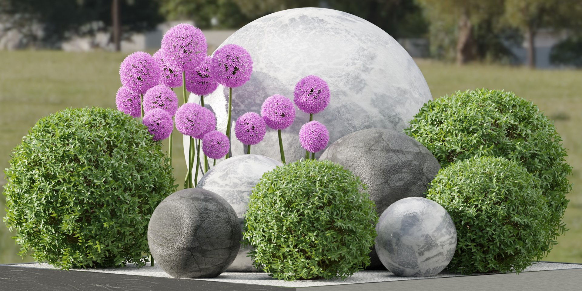 3D Outdoor Garden Set Collection Vol 172-Blender-3DModel - TurboSquid 2160914