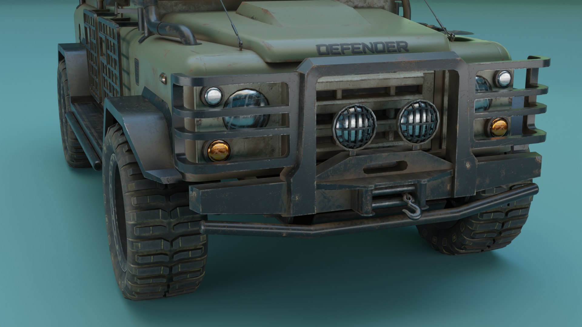3D Land Rover Defender 110 Low Poly - TurboSquid 2082167