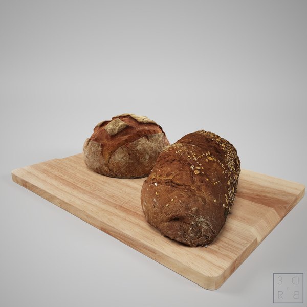 빵과 도마 3D 모델 - TurboSquid 1551526