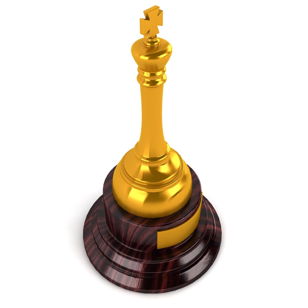 3d Model Chess Trophy