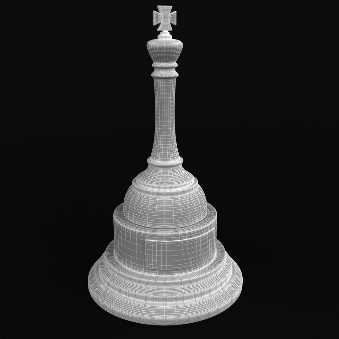 3d Model Chess Trophy