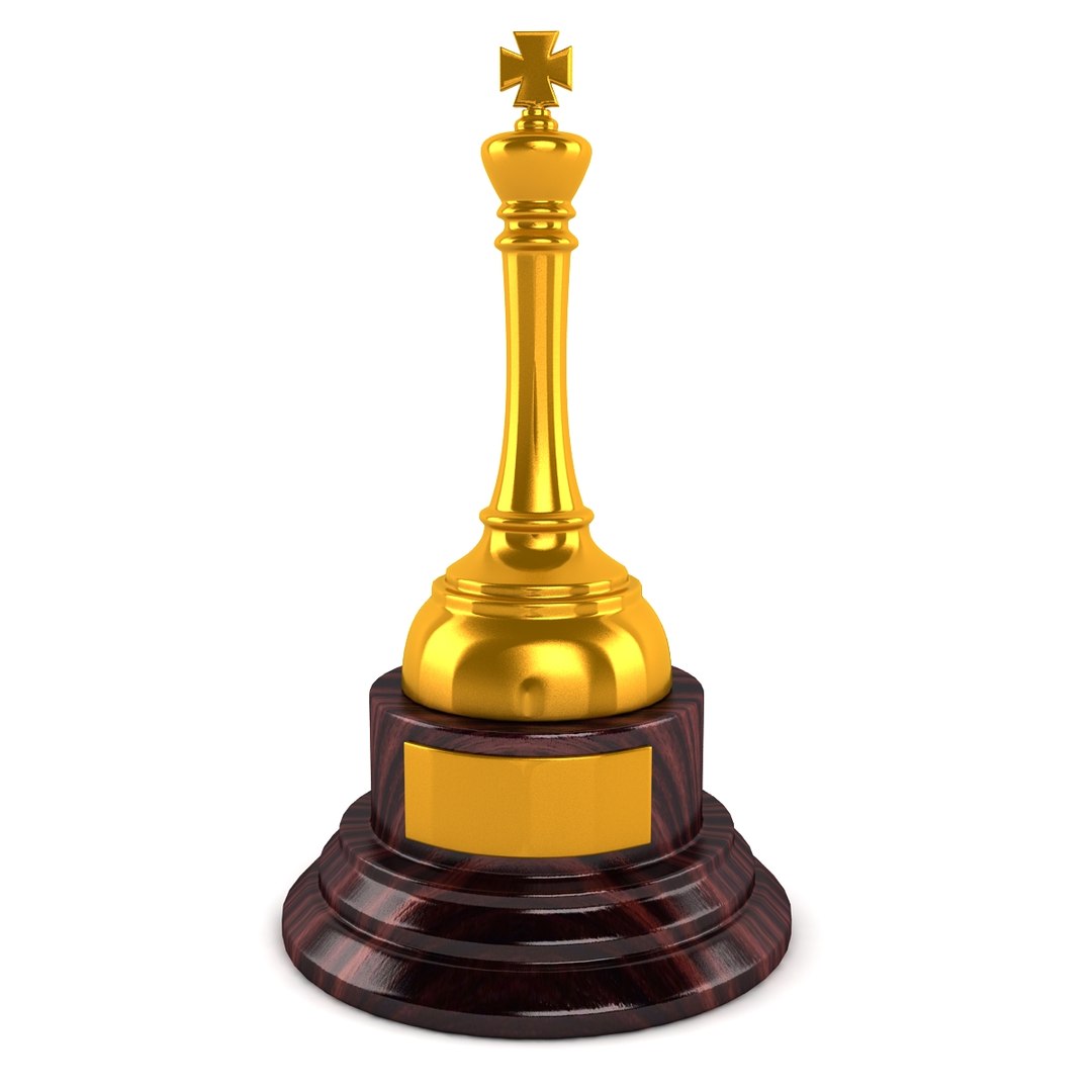 3d Model Chess Trophy