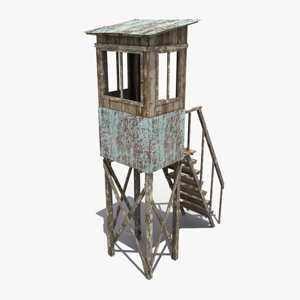 guard tower 3d ma