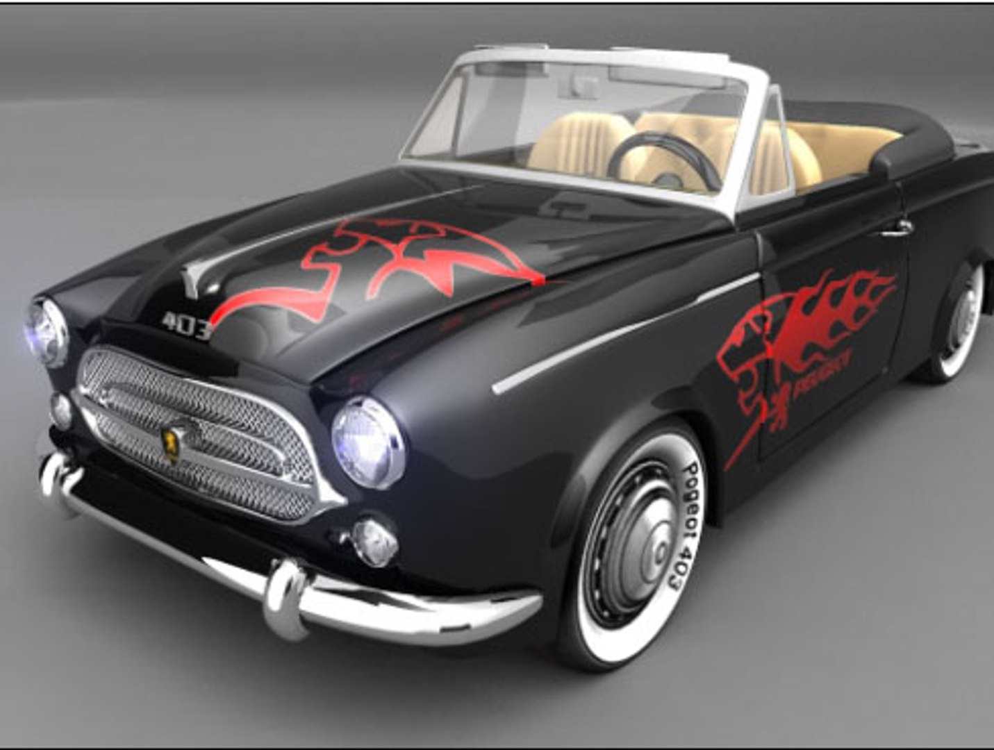 3d Model Peugeot 403