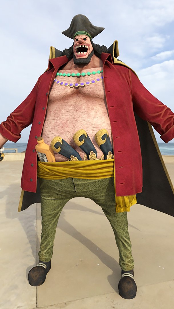 ONE PIECE - Blackbeard 3D - TurboSquid 2357880