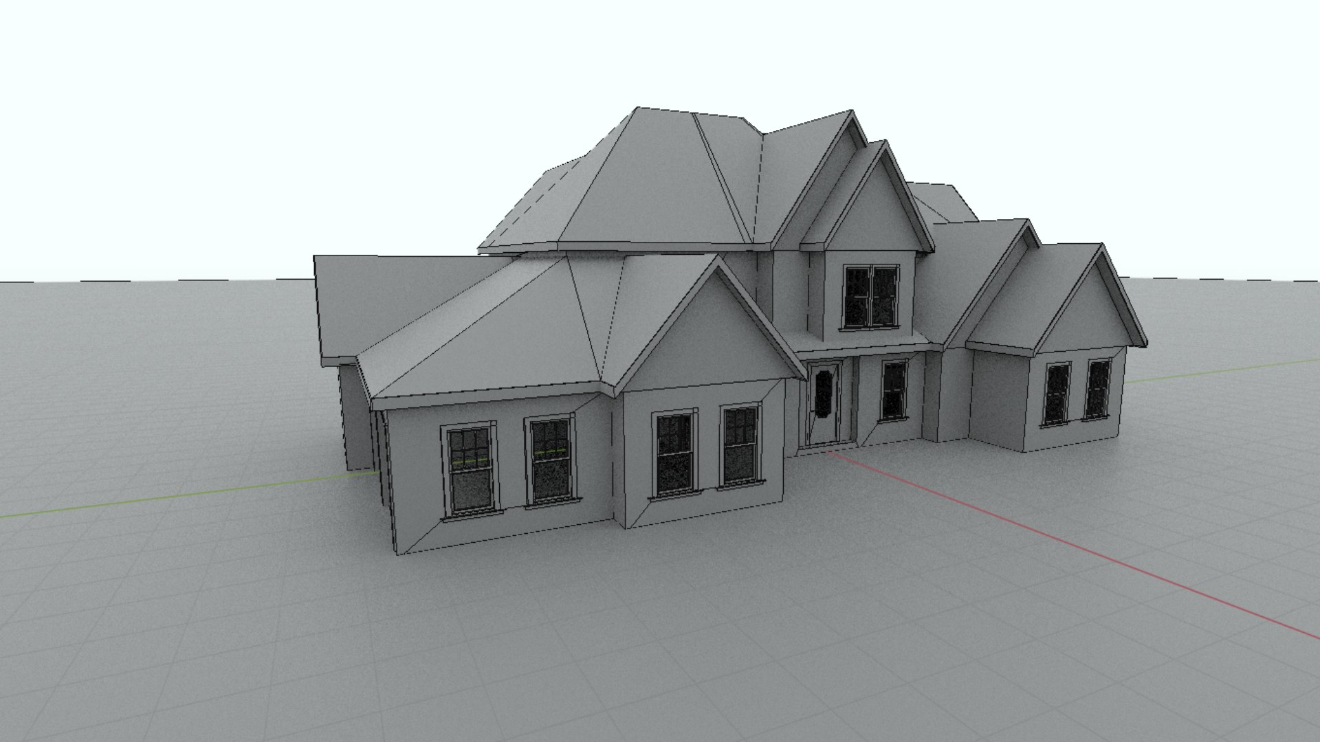 Free Simple House With Interior Model - TurboSquid 1747451