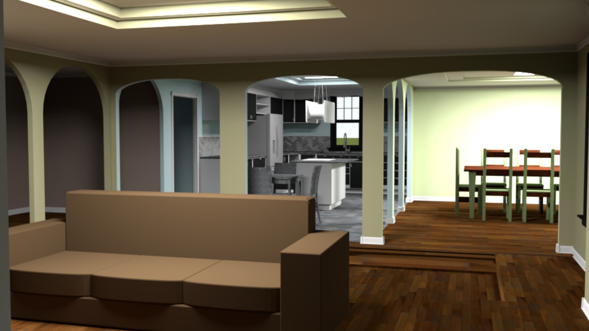 Free Simple House With Interior Model - TurboSquid 1747451