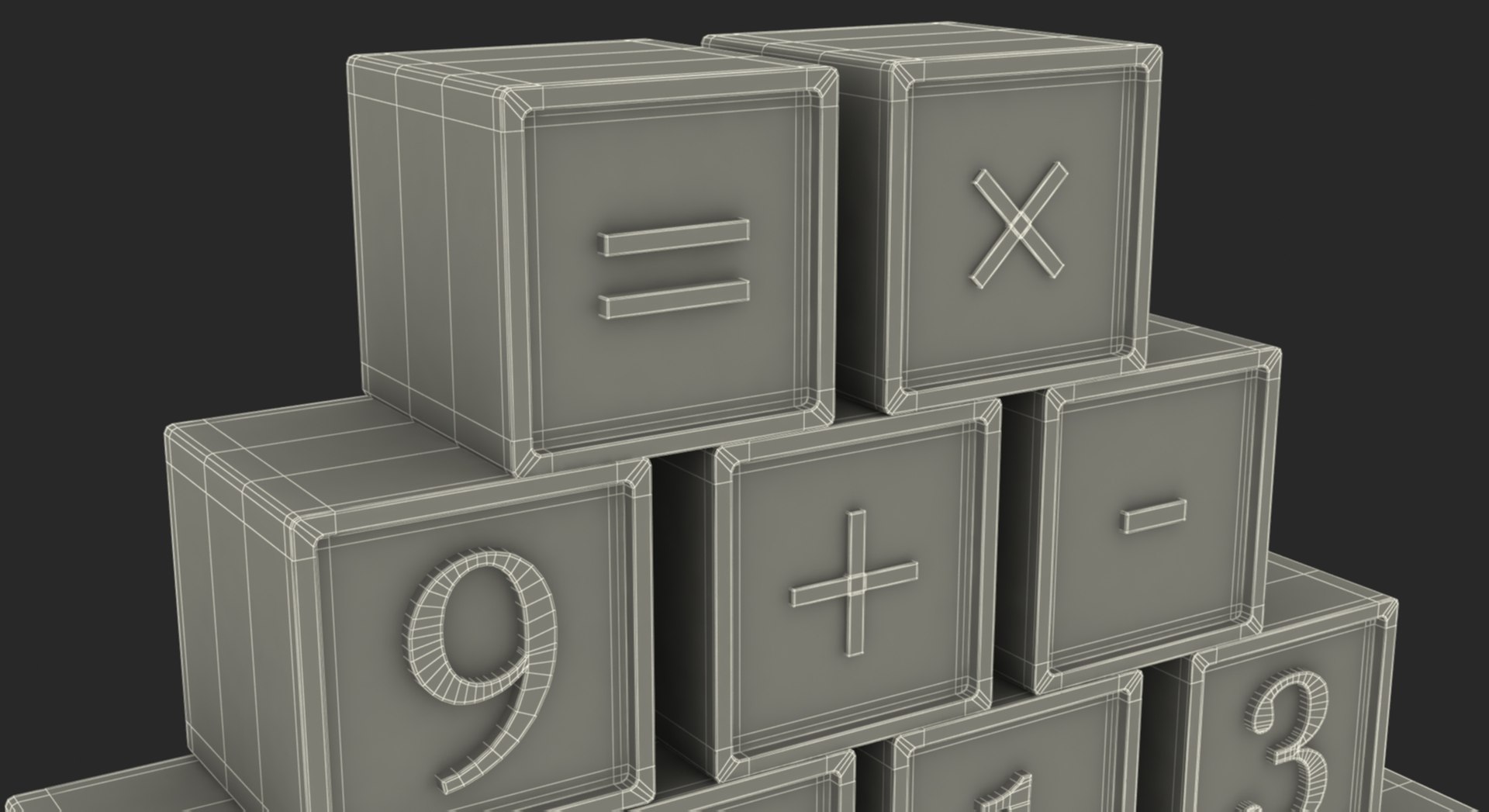 Alphabet Blocks 2 3D Model - TurboSquid 1413258