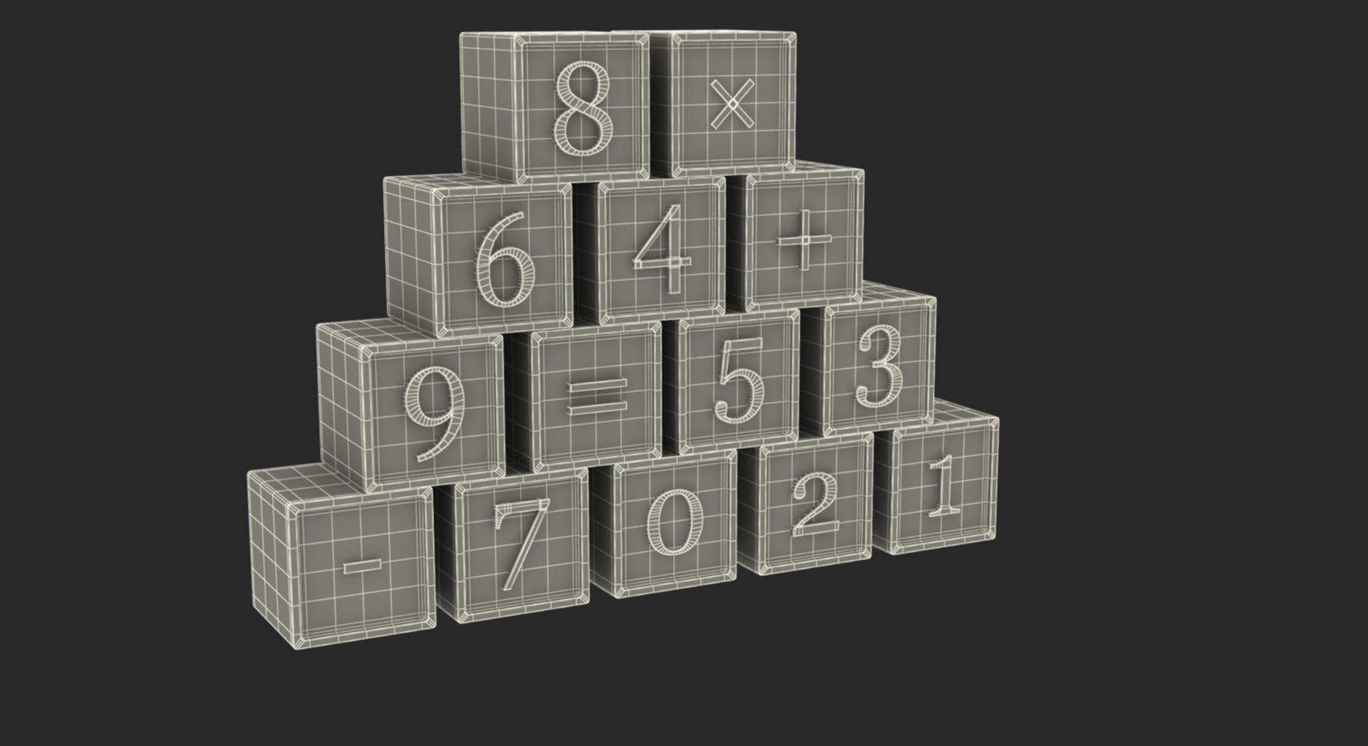 Alphabet Blocks 2 3D Model - TurboSquid 1413258