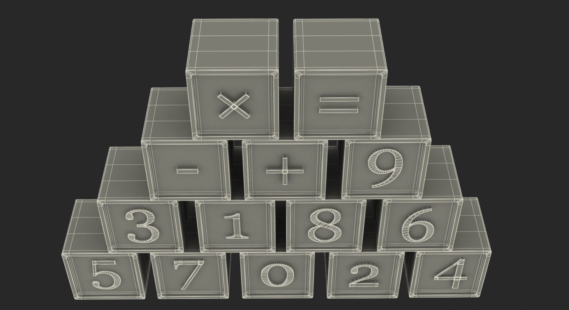 Alphabet Blocks 2 3D Model - TurboSquid 1413258