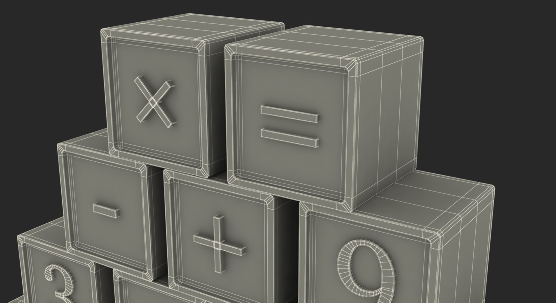 Alphabet Blocks 2 3D Model - TurboSquid 1413258