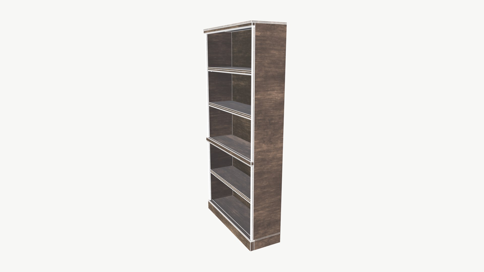 Book Shelf 3D Model - TurboSquid 2341382