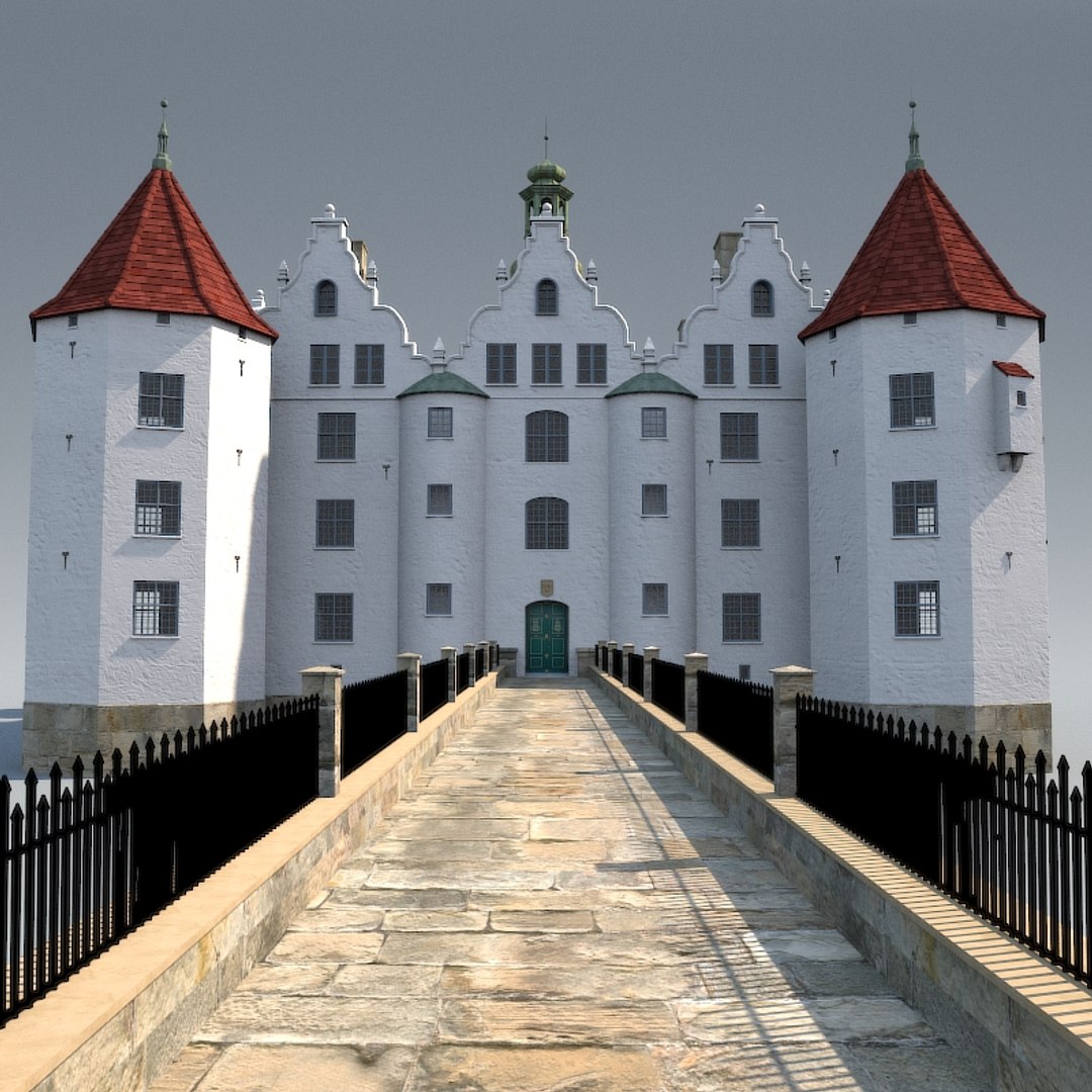 German Renaissance Watercastle 3d Model