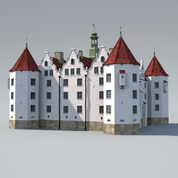 german renaissance watercastle 3d model