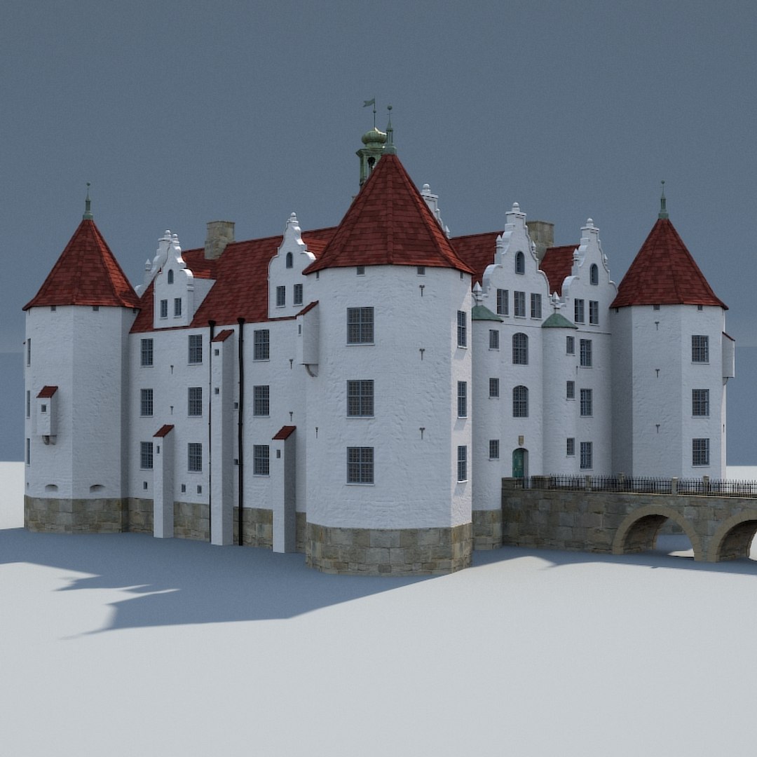 German Renaissance Watercastle 3d Model