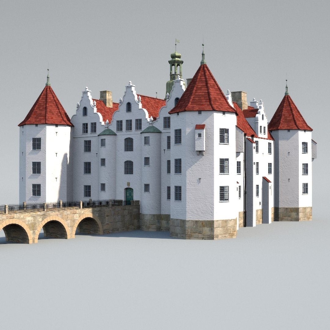 German Renaissance Watercastle 3d Model