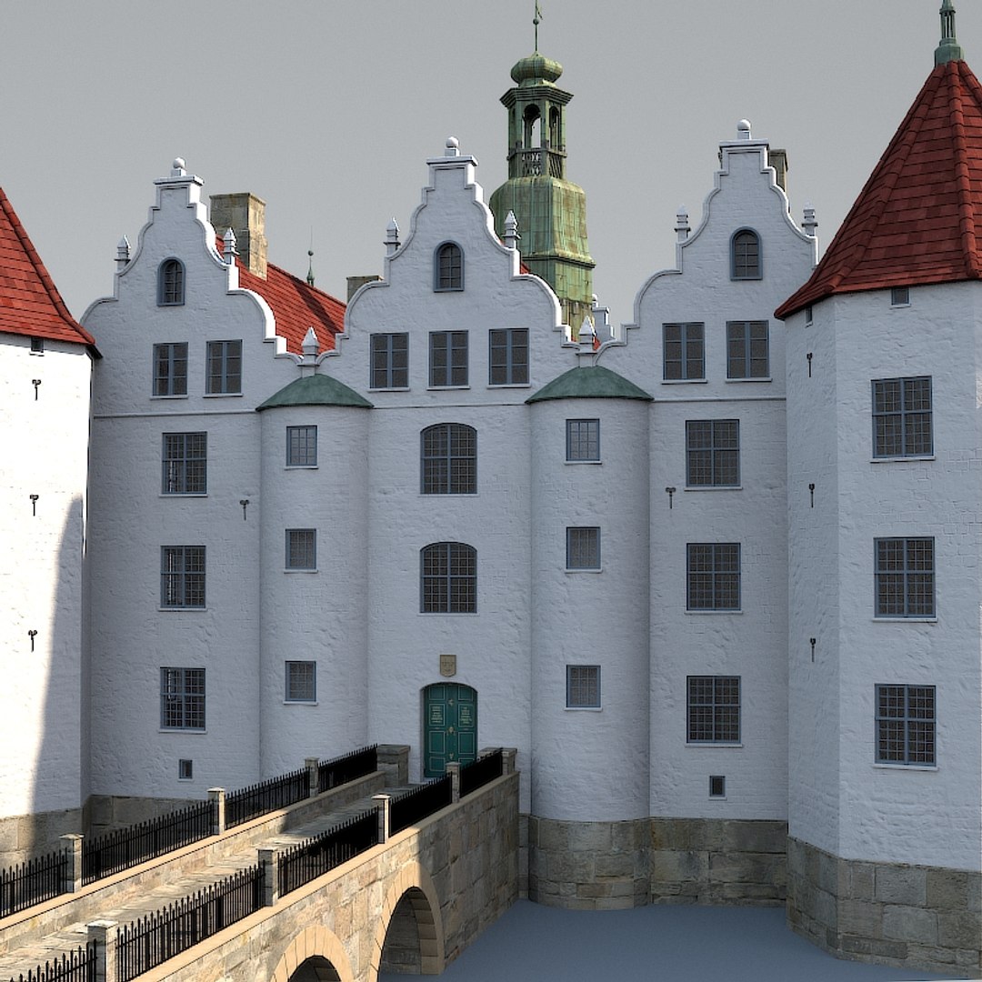 German Renaissance Watercastle 3d Model