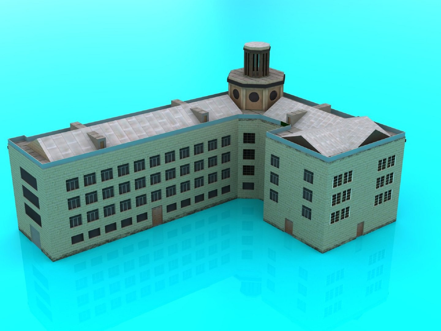 3D Model Hotel In Armenian Provincial Town - TurboSquid 2199253